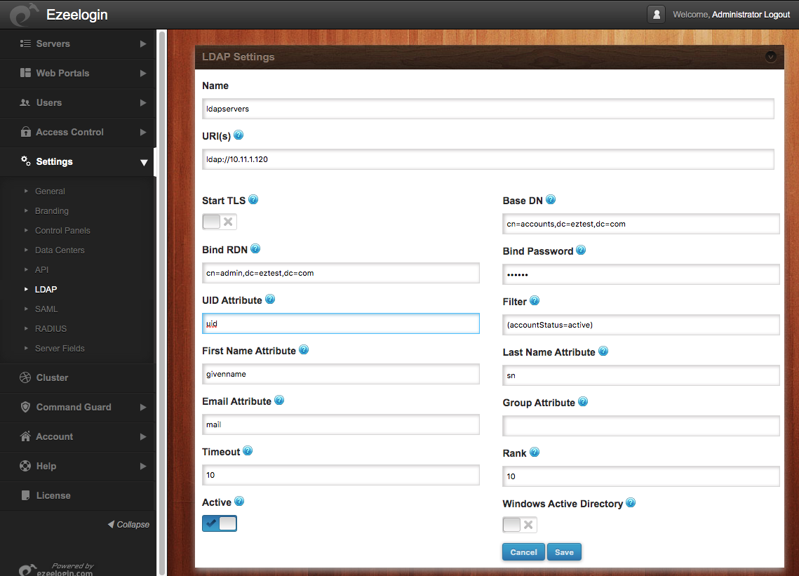 How Do I Configure Ezeelogin To Authenticate Using OpenLdap Pam Ldap